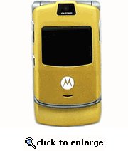 Motorola RAZR V3 Gold Unlocked GSM Cell Phone