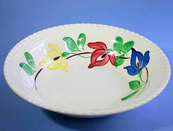 SPI - Southern Potteries - Blue Ridge 3988 CARNIVAL Round Vegetable Bowl