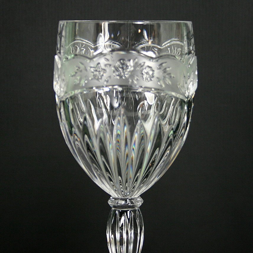 Oneida Crystal Southern Garden Water Goblet