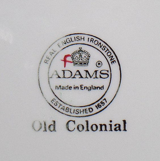 Adams Old Colonial Dinner Plate