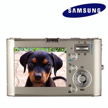 SAMSUNG® 7.2MP DIGITAL CAMERA & MP3 PLAYER