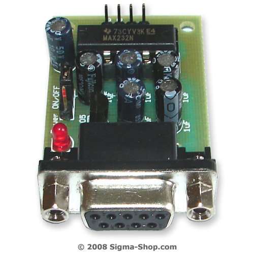 MAX232 RS232 to TTL Converter Adapter for ATMEL AVR PIC