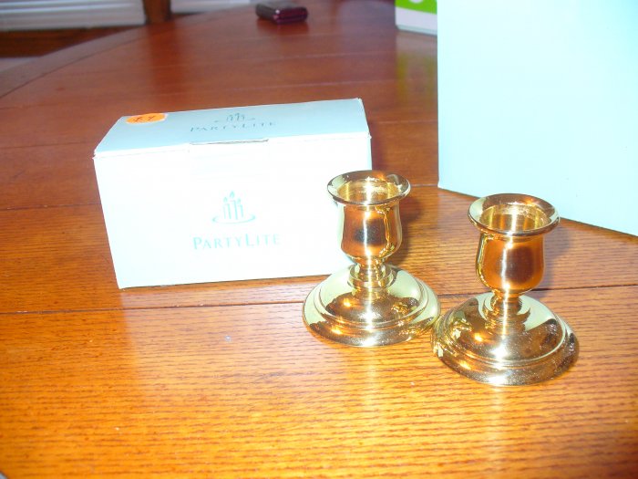 PartyLite Lot of Candle Holders/Vase