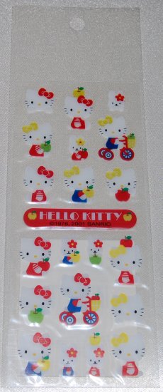 2001 SANRIO Hello Kitty Apple Sticker Gift Stationery NEW
