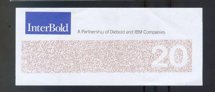 ATM ~~ Test ~~ currency 20 i series