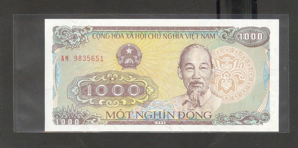 Viet Nam === 1988 === 1000 DONG = AM 9835651