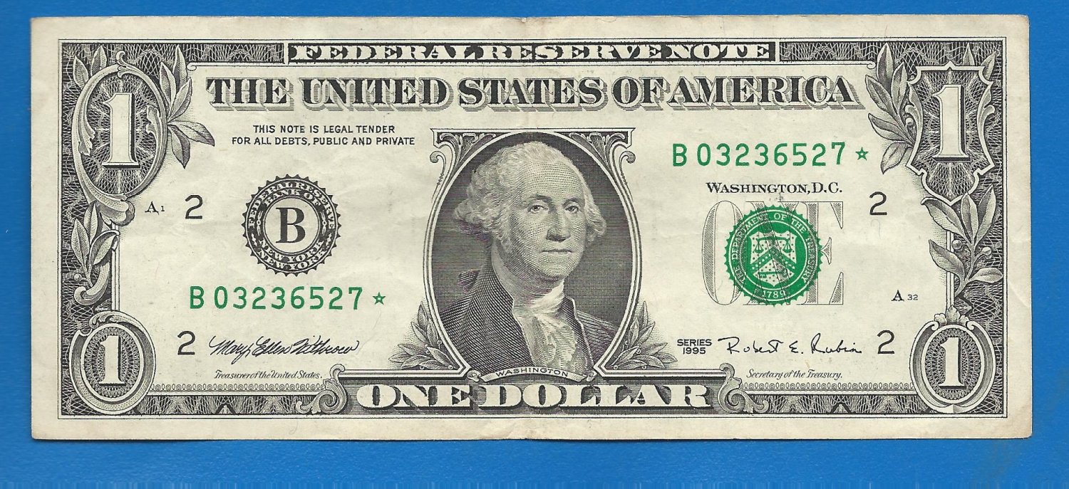 1995 " B " STAR note RUN 2 == B03236527*