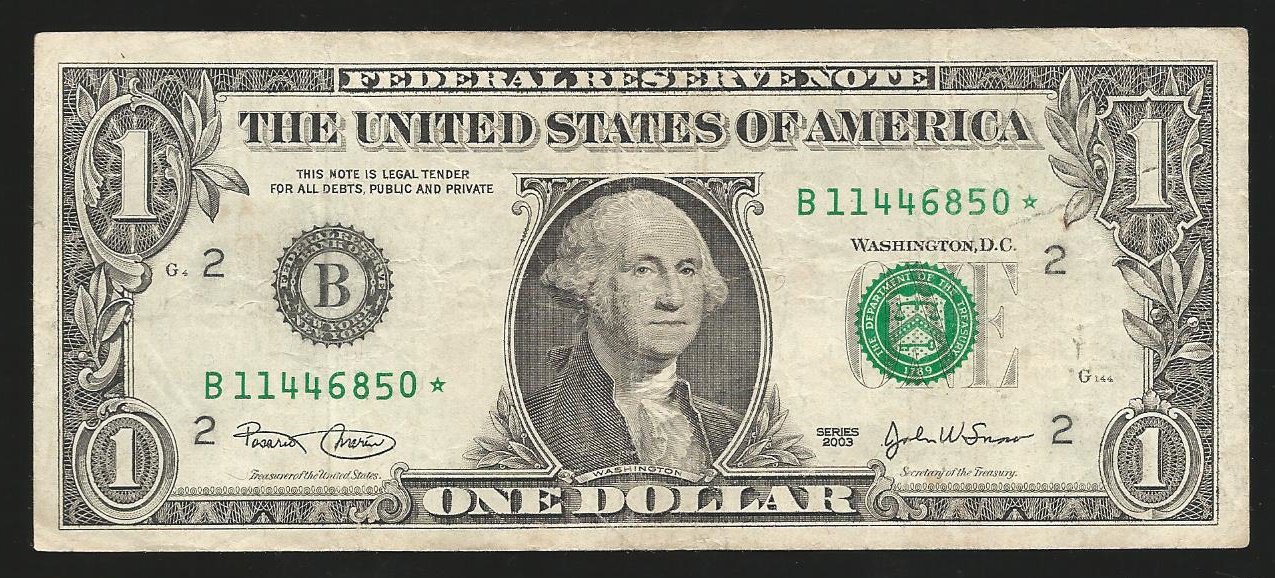 2003 " B " STAR note RUN 4 == B11446850*