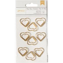 American Crafts Designer Desktop Essential paper clips - hearts