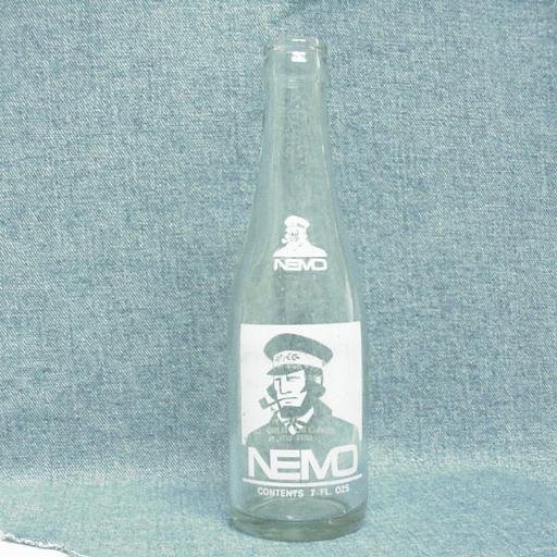 NEMO Soda Bottle - Nemo Bottling Co. - Grove City, PA - 7 oz.