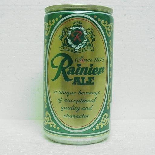 RAINIER ALE Can - Rainier Brewing - Seattle, WA - 12 oz. - StaTab