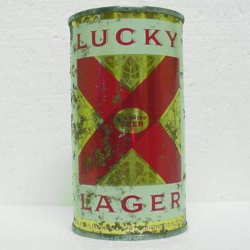LUCKY LAGER AGE-DATED BEER Can - Lucky Lager Brewing - Vancouver, WA ...