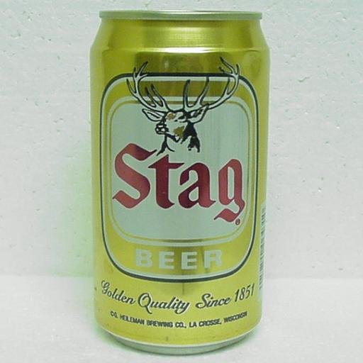 STAG BEER Can - G Heileman Brewing Co. - La Crosse, WI - StaTab - bo