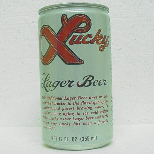 LUCKY LAGER BEER Can - General Brewing Co. - Vancouver, WA - Now is The ...