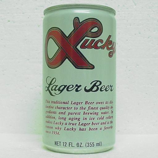 LUCKY LAGER BEER Can - General Brewing Co. - Vancouver, WA - WAKE UP ...