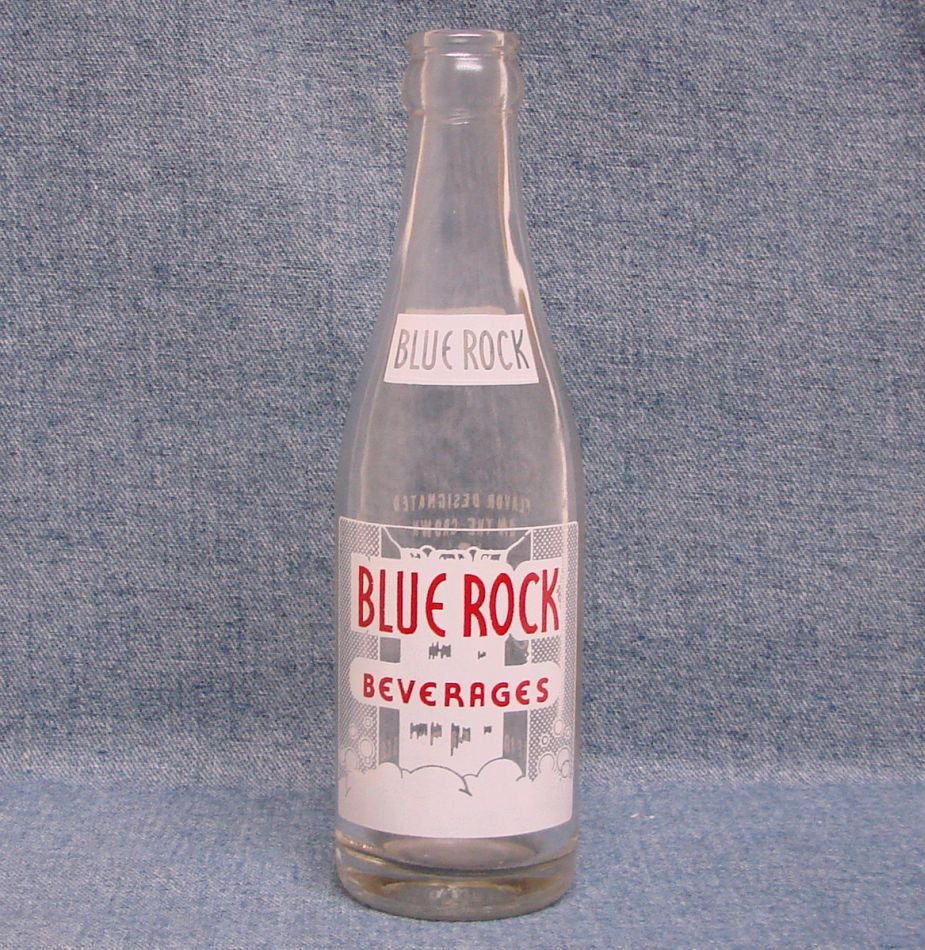 BLUE ROCK BEVERAGES Soda Bottle - Blue Rock Products Co. - Fairview, MT ...