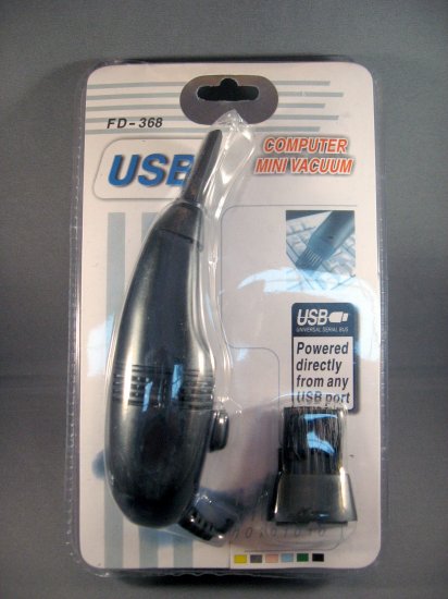 USB Powered Vacuum Cleaner With LED Light Powerful Laptop & PC ...