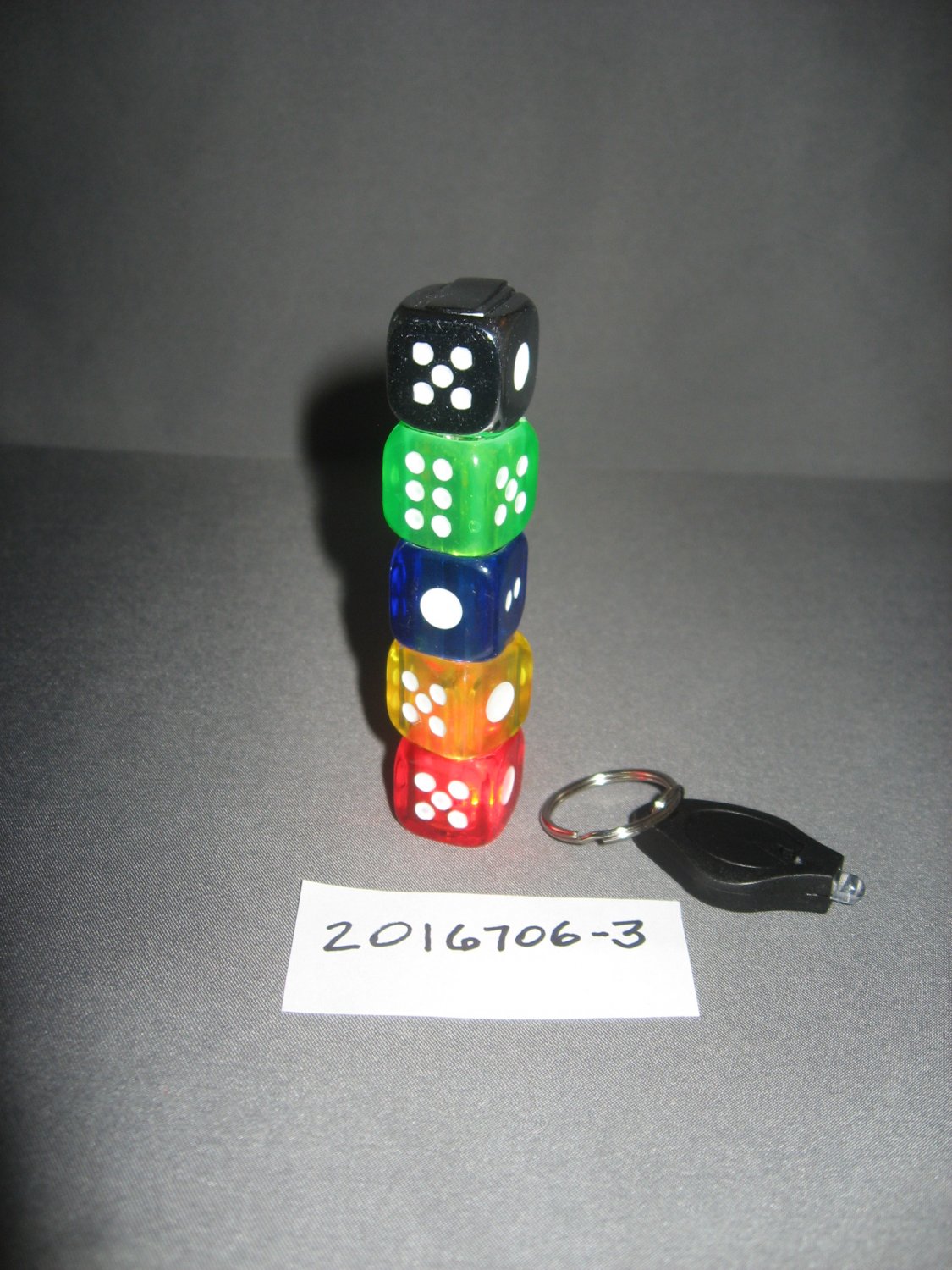 Flashing LED Dice Lighter Perfect Las Vegas Butane Fueled Lighter