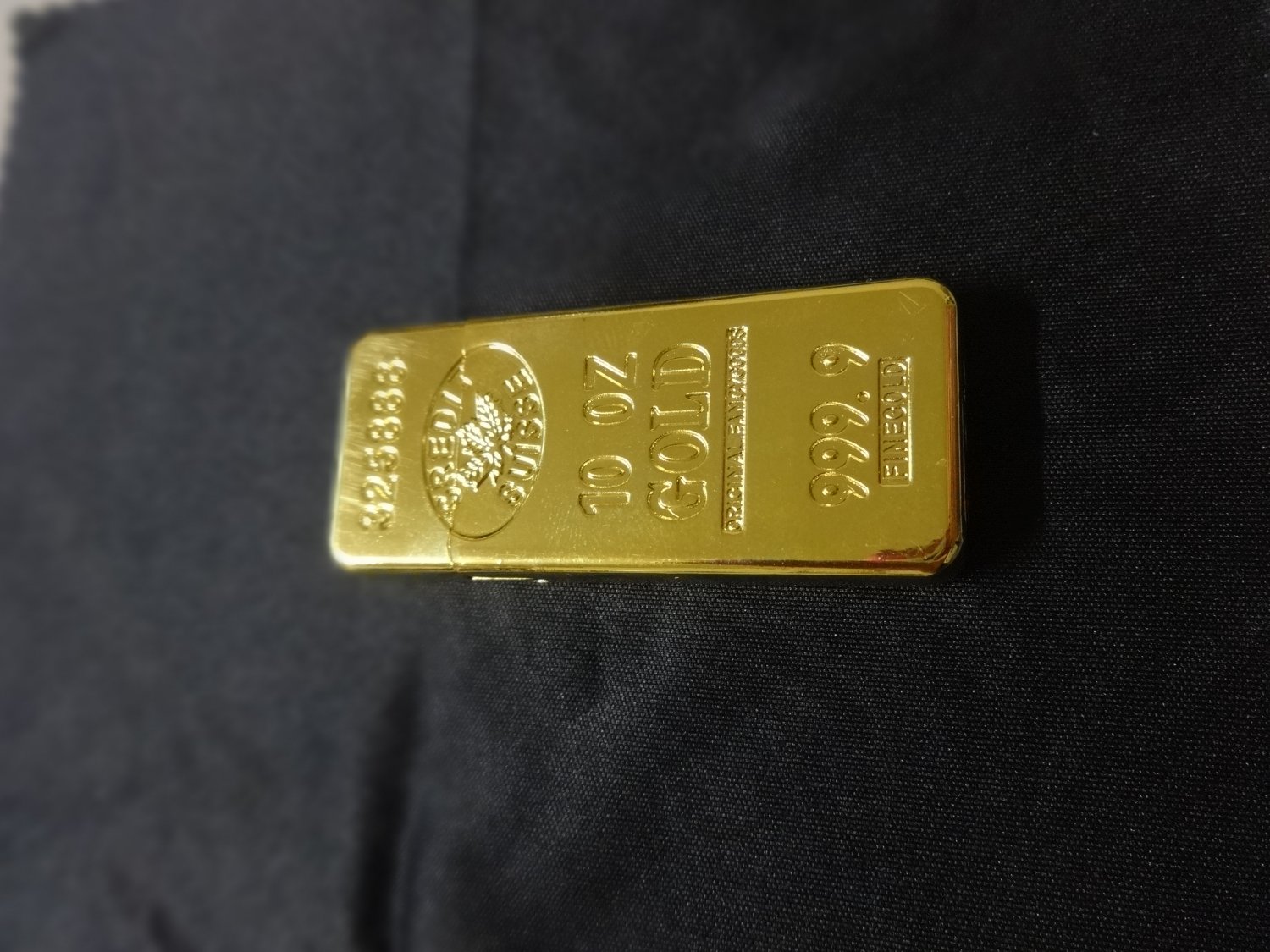Gold Bullion Ultra Thin Butane Lighter