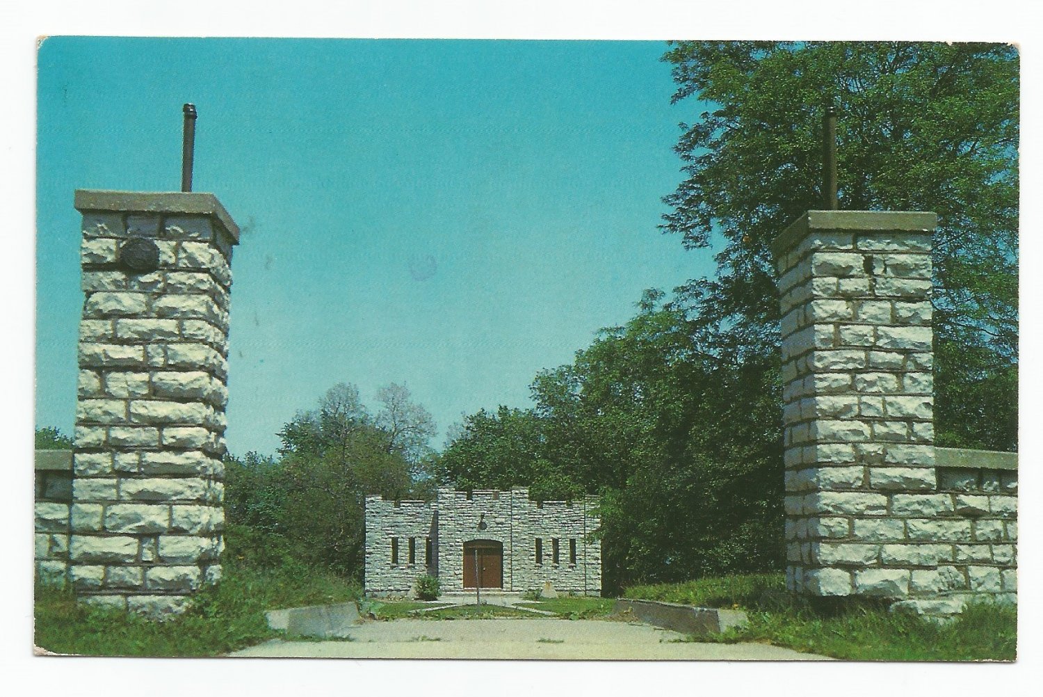 Fort D Park Cape Girardeau Missouri Postcard 1975