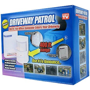 Driveway Patrol Infrared Wireless Alert System - As Seen On TV