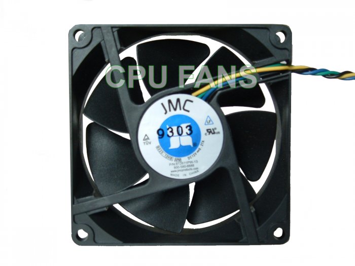 JMC 80x25mm Cooling Fan 12V PWM 4-pin/4-wire plug connector
