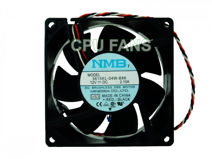 Dell Fan NMB 3615KL-04W-B86 | 2.10A 92x38mm Dell 3-pin plug