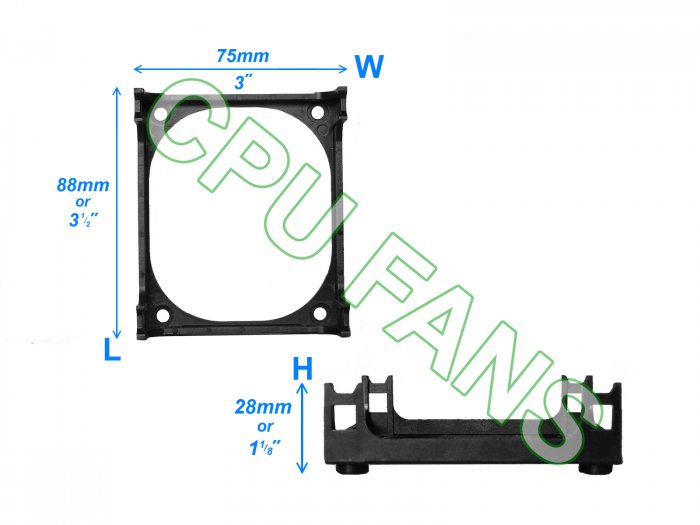 Dell Dimension 2300 2350 CPU Heatsink Retention Module Retainer Bracket ...