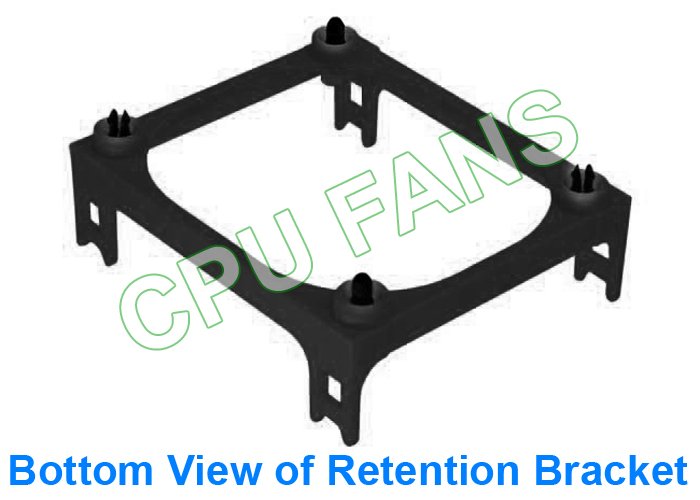 Dell Dimension 2300 2350 CPU Heatsink Retention Module Retainer Bracket ...