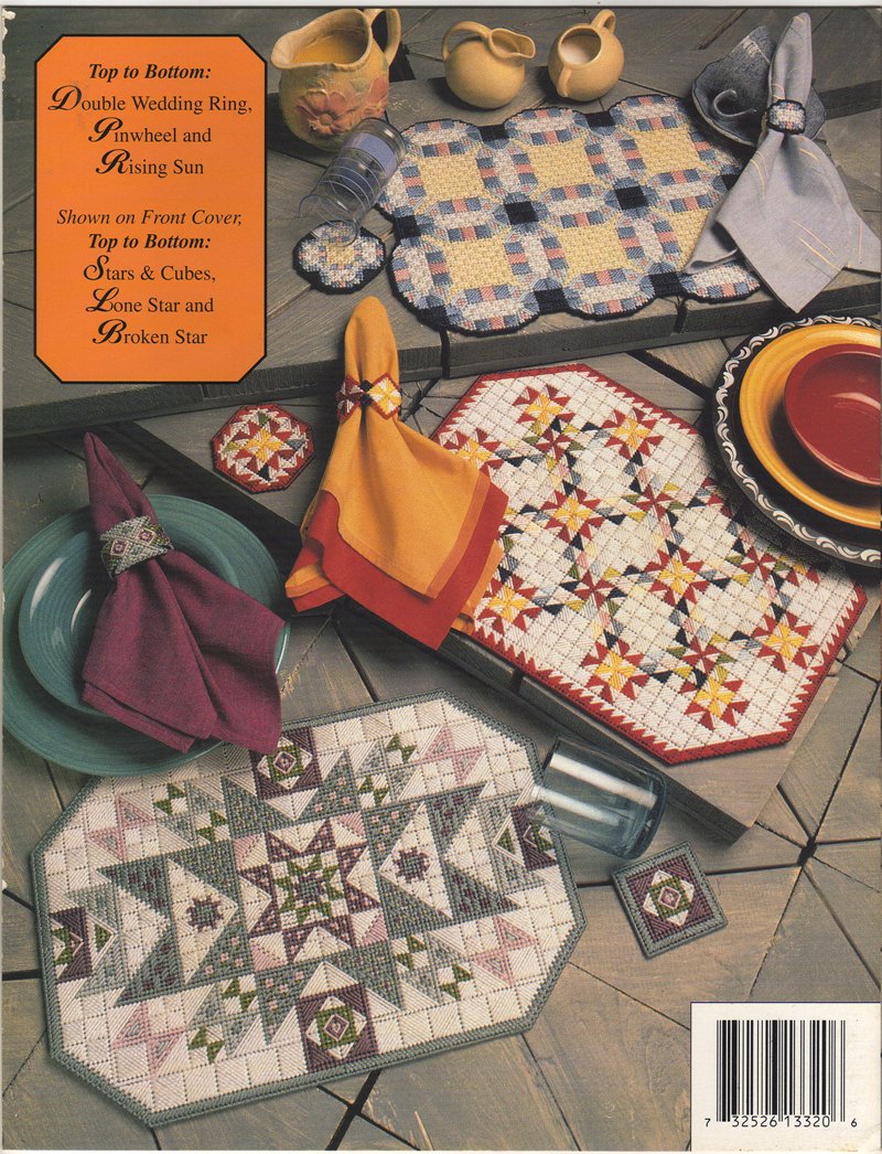 Quilt Place Mat Sets Annie's Attic 87M32 Plastic Canvas 6 designs place ...