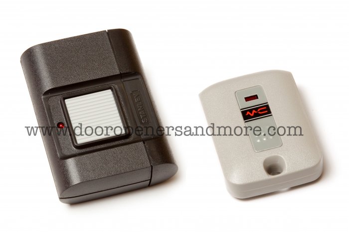 Stanley 1050 & 1082 Visor & Mini Garage Door Remote Control Combo