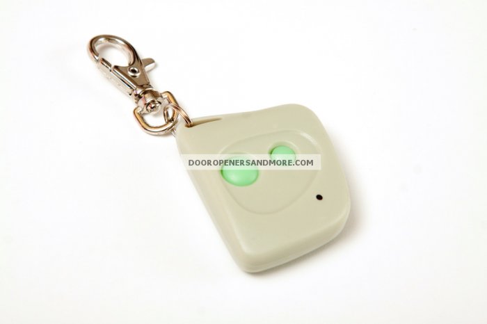 Multi Code 3083 100% Compatible 2 Button Keychain Garage Door Opener Remote Control - 300 MHz 308301