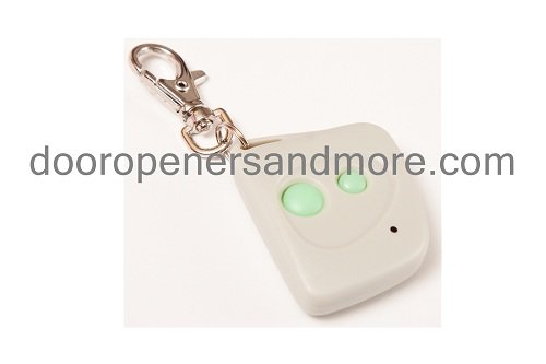 Multi Code 3083 100% Compatible 2 Button Keychain Garage Door Opener Remote Control - 300 MHz 308301