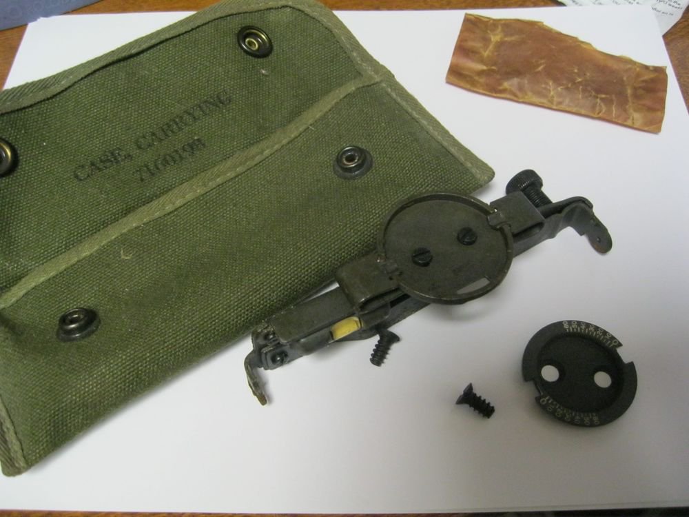 WWII WW2 MILITARY SIGHT GRENADE Launcher M15 by SL Co. W CASE 7160198