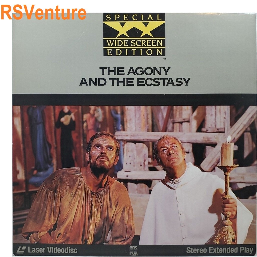 LaserDisc Film "THE AGONY AND THE ECSTASY"