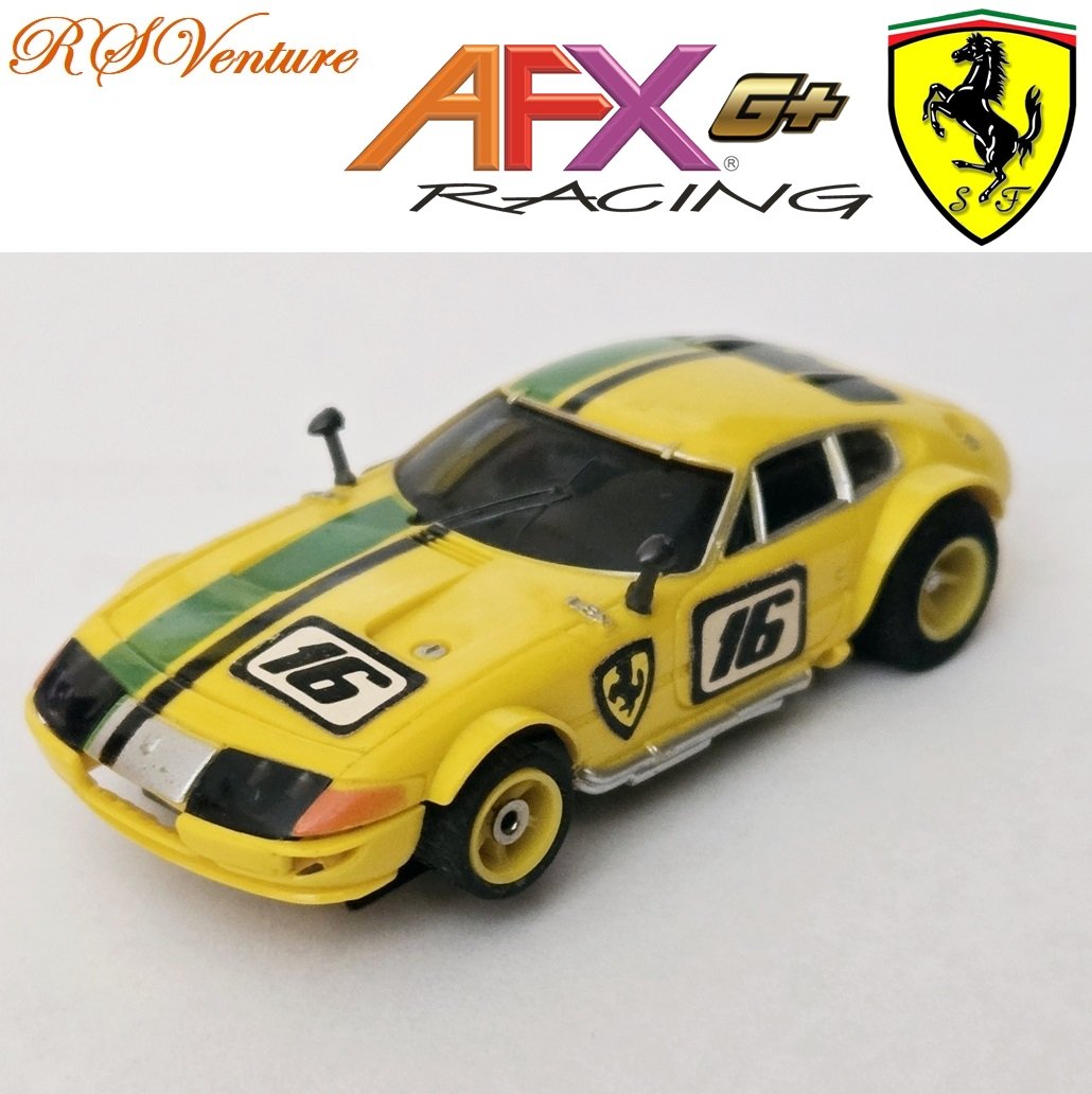 Vintage AFX '70s G-PLUS Ferrari Daytona slot car