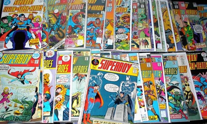 SUPERBOY Lot 39 DC Comics #182 - #257 1972 - 79 Legion of Superheroes