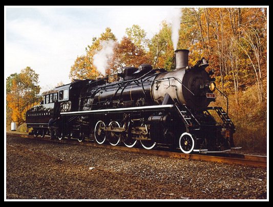 Susquehanna 142, 2-8-2 Steam Locomotive Photograph
