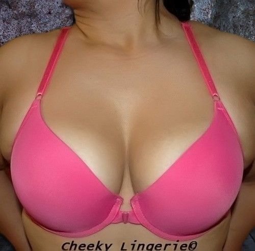 32b Pink Perfect Fit Racerback Front Close Push Up Bra