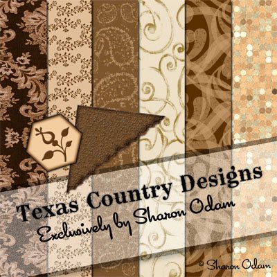 Heritage Collection Digital Scrapbooking Paper Pak