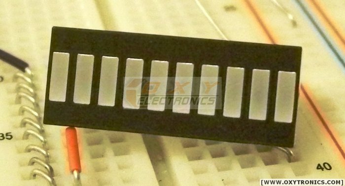 10 Segment Led Bargraph Array Dual Led Color Rg New