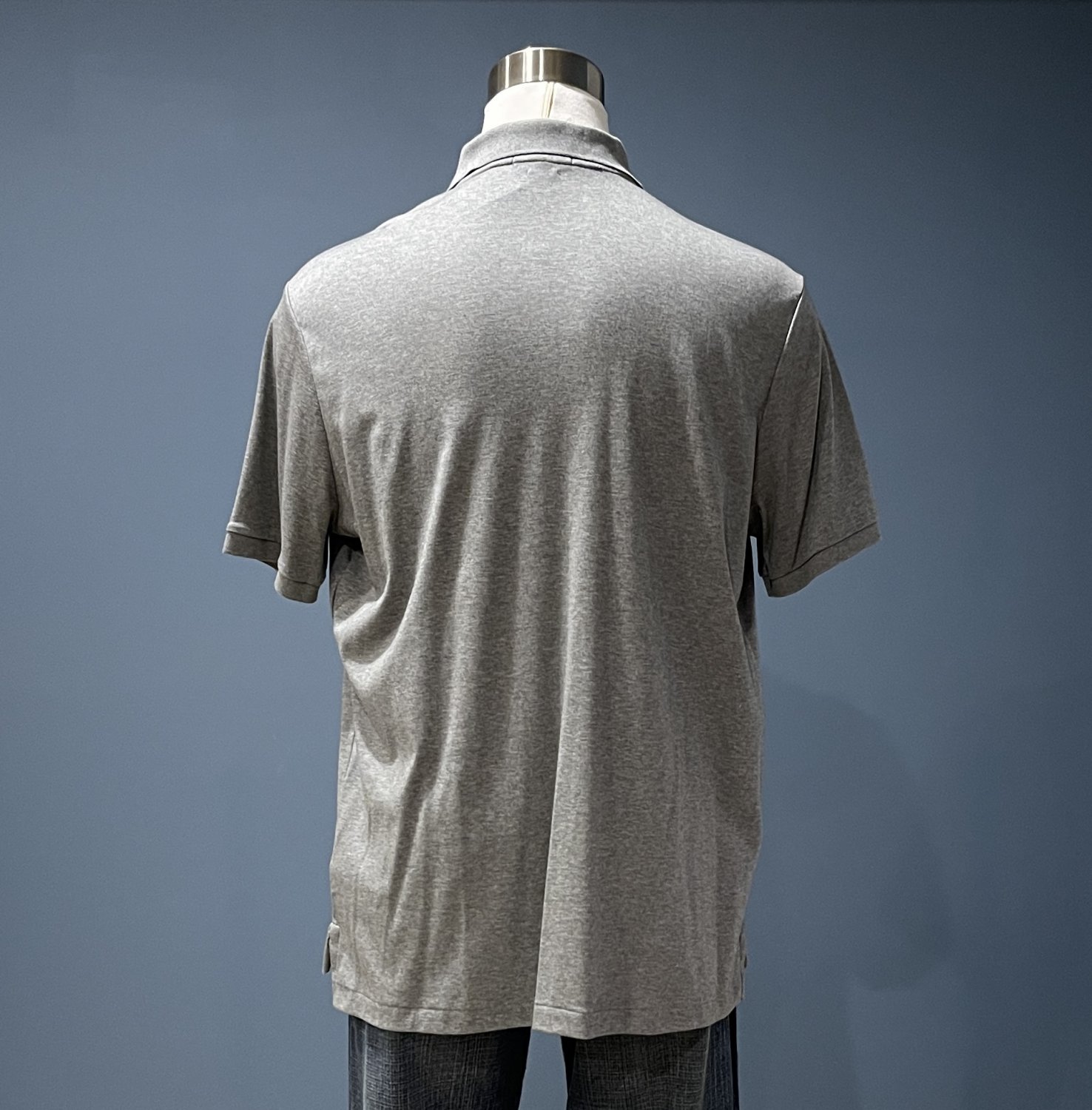 NWT Polo Ralph Lauren Grey Gray 100% Cotton S/S Classic Fit Polo Shirt - XL