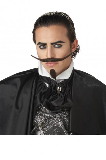 #70484 The Dandy Western Cowboy Costume Moustache & Beard