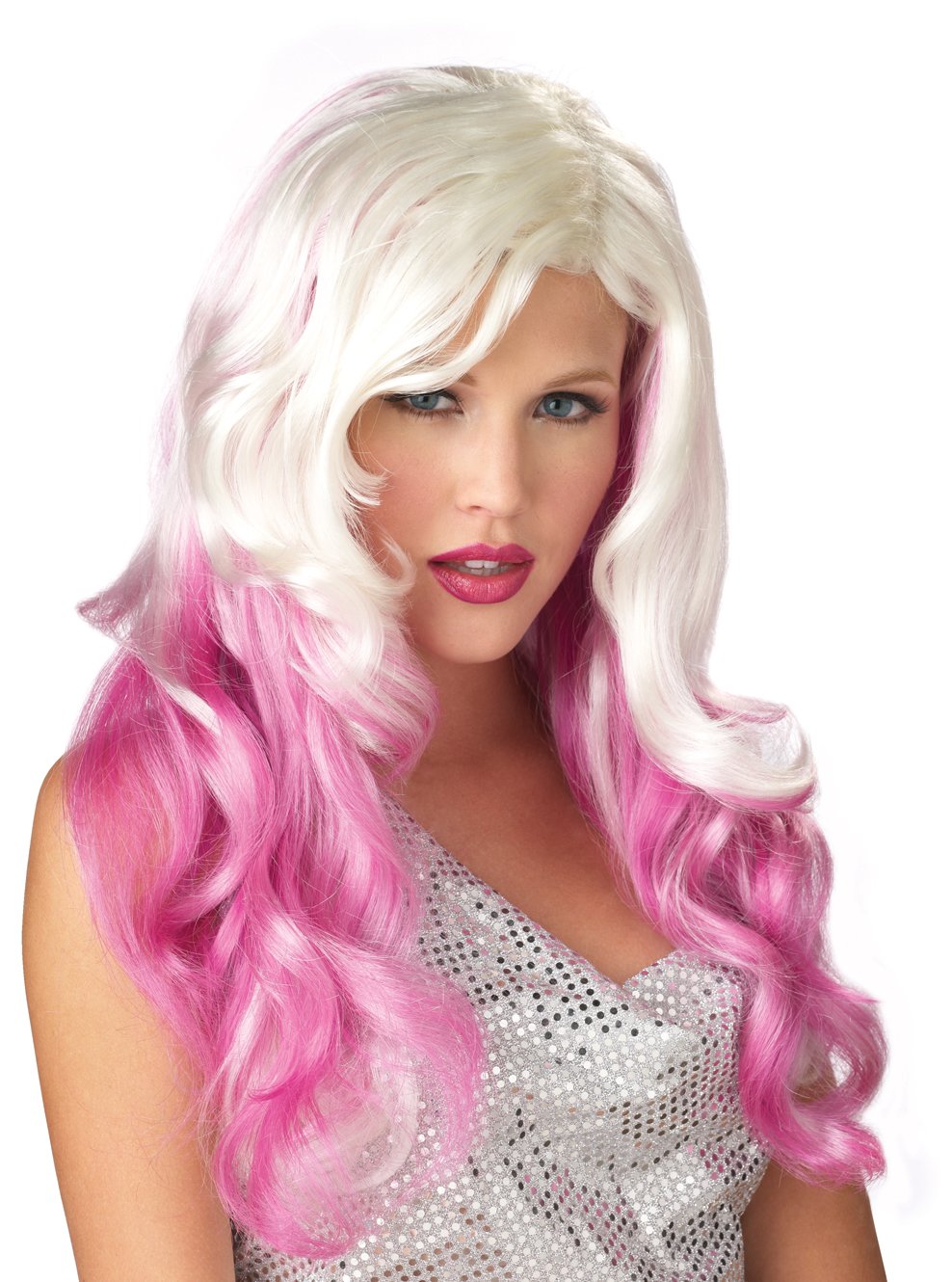#70639 Sexy Vixen Fantasy Waves Mermaid Rock Star Adult Costume Wig