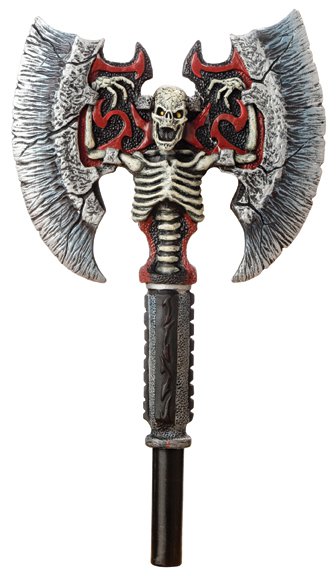 #60447 Viking Tortured Skeleton Skull Ax Weapon Accessory