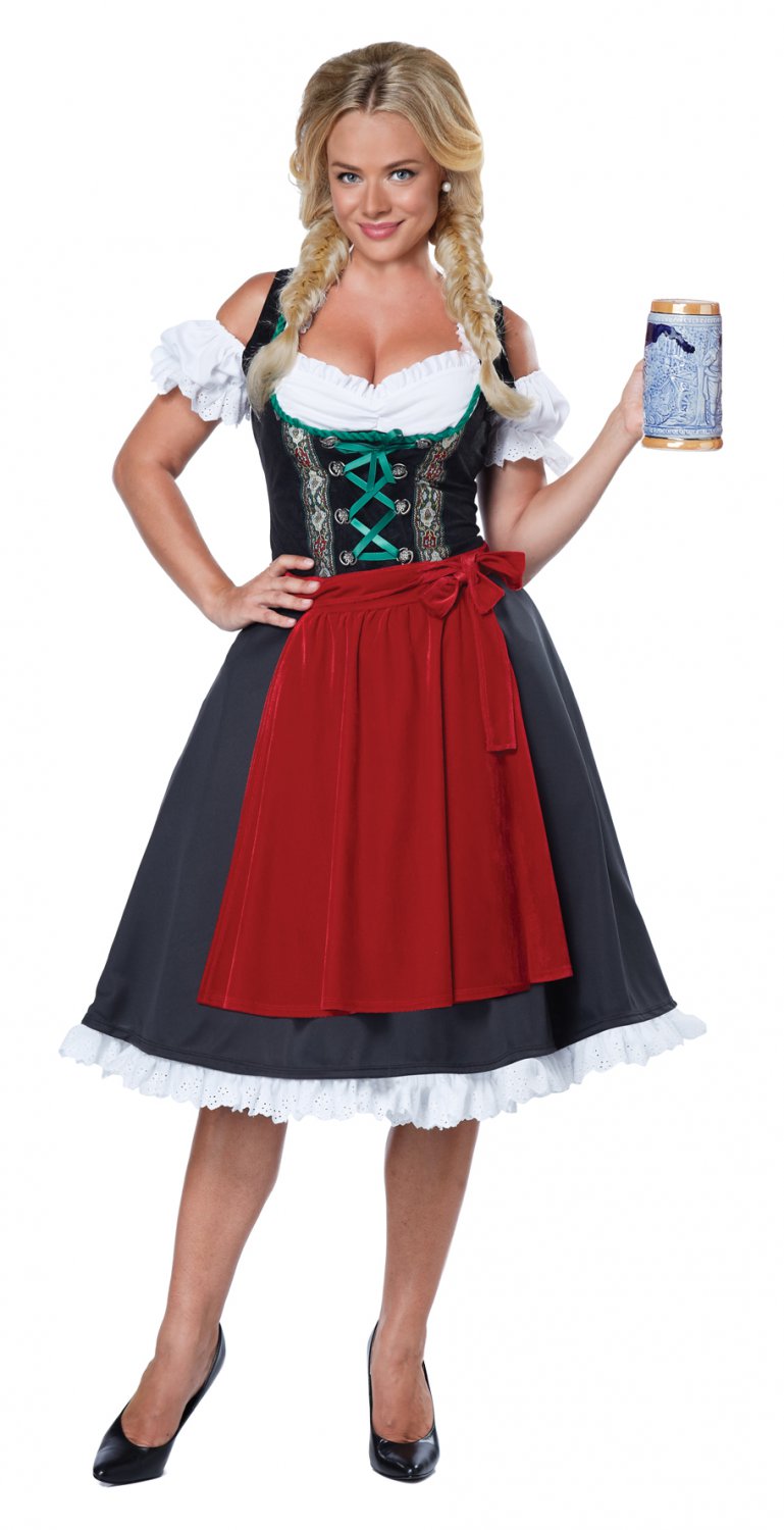Size: Large #01572 Oktoberfest Fraulein German Bar Maid Adult Costume