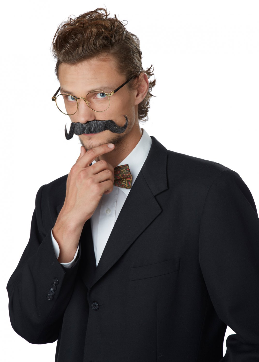 #70589 1920's Professor Handlebar Moustache Costume Accessory