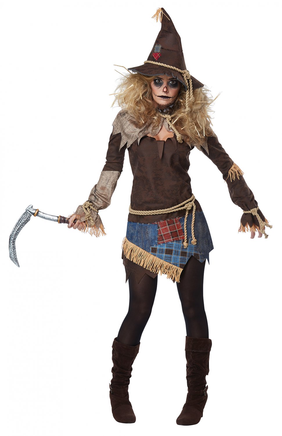 Size: Medium #01439 Sexy Wicked Wizard of Oz Creepy Scarecrow Adult Costume