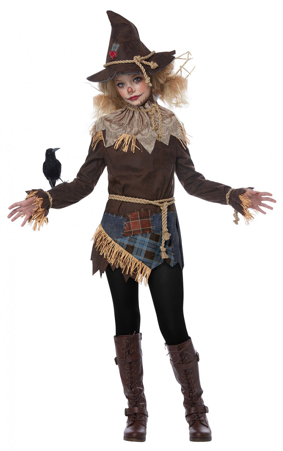 Size: X-Large #04097 Sassy Wizard of Oz Creepy Scarecrow Tween Child ...