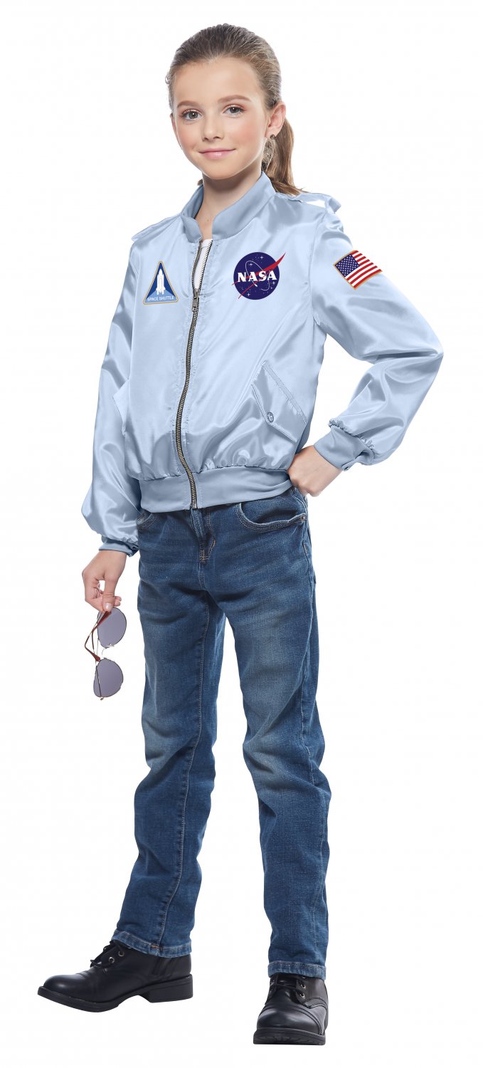 Size: X-Large #00549 Spaceship NASA Flight Jacket U.S.A. Galaxy Child ...